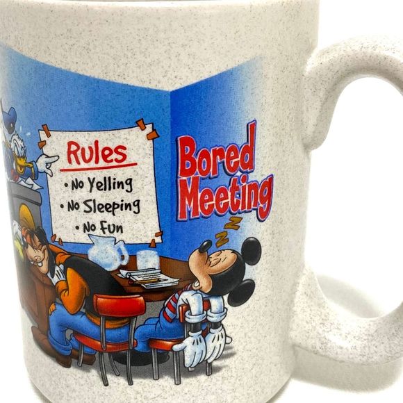 Disney | Dining | Walt Disney World Bored Meeting Mickey Mouse Mug ...